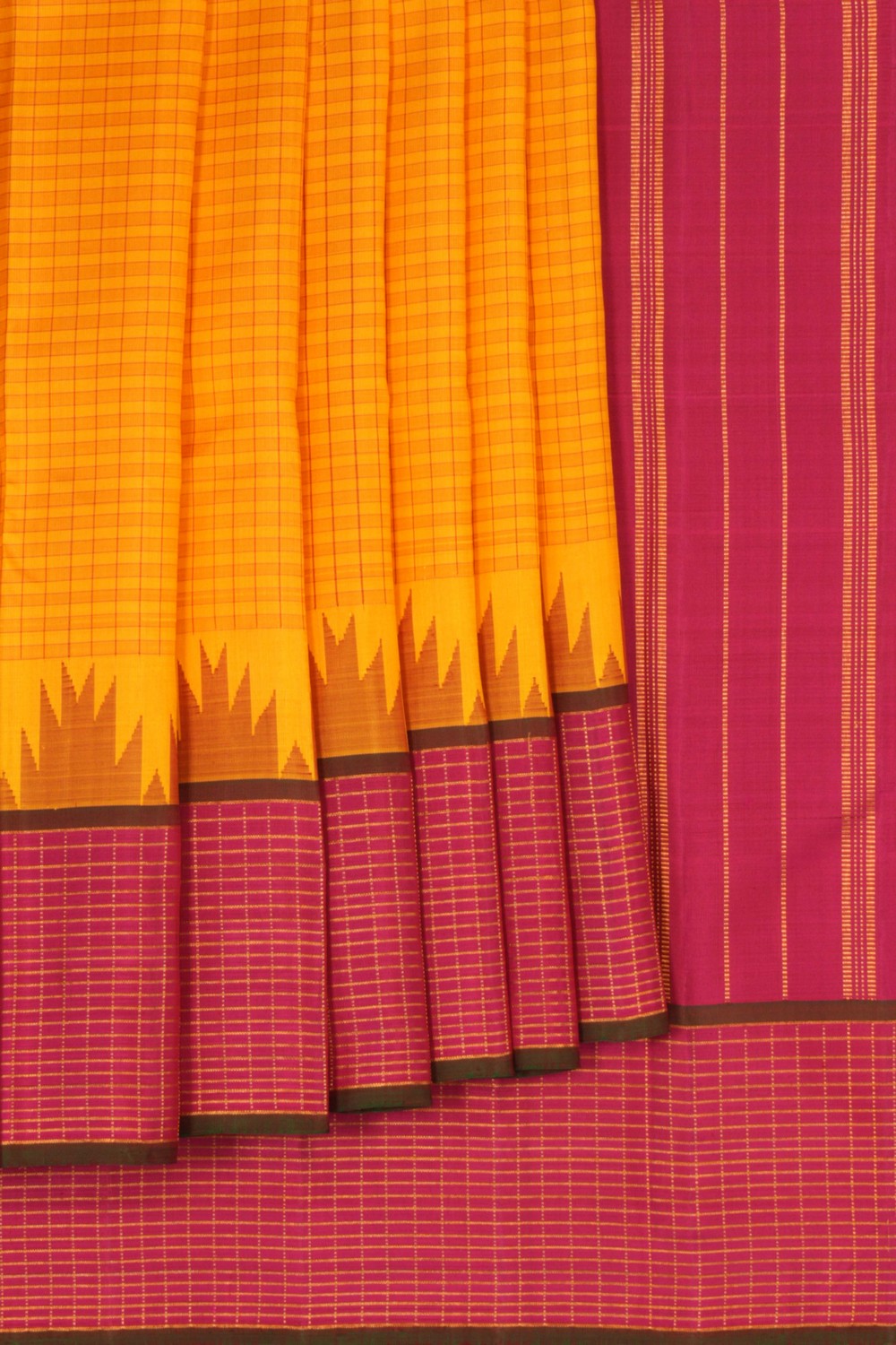 Arani Silk Kattam Saree – Kalanjali