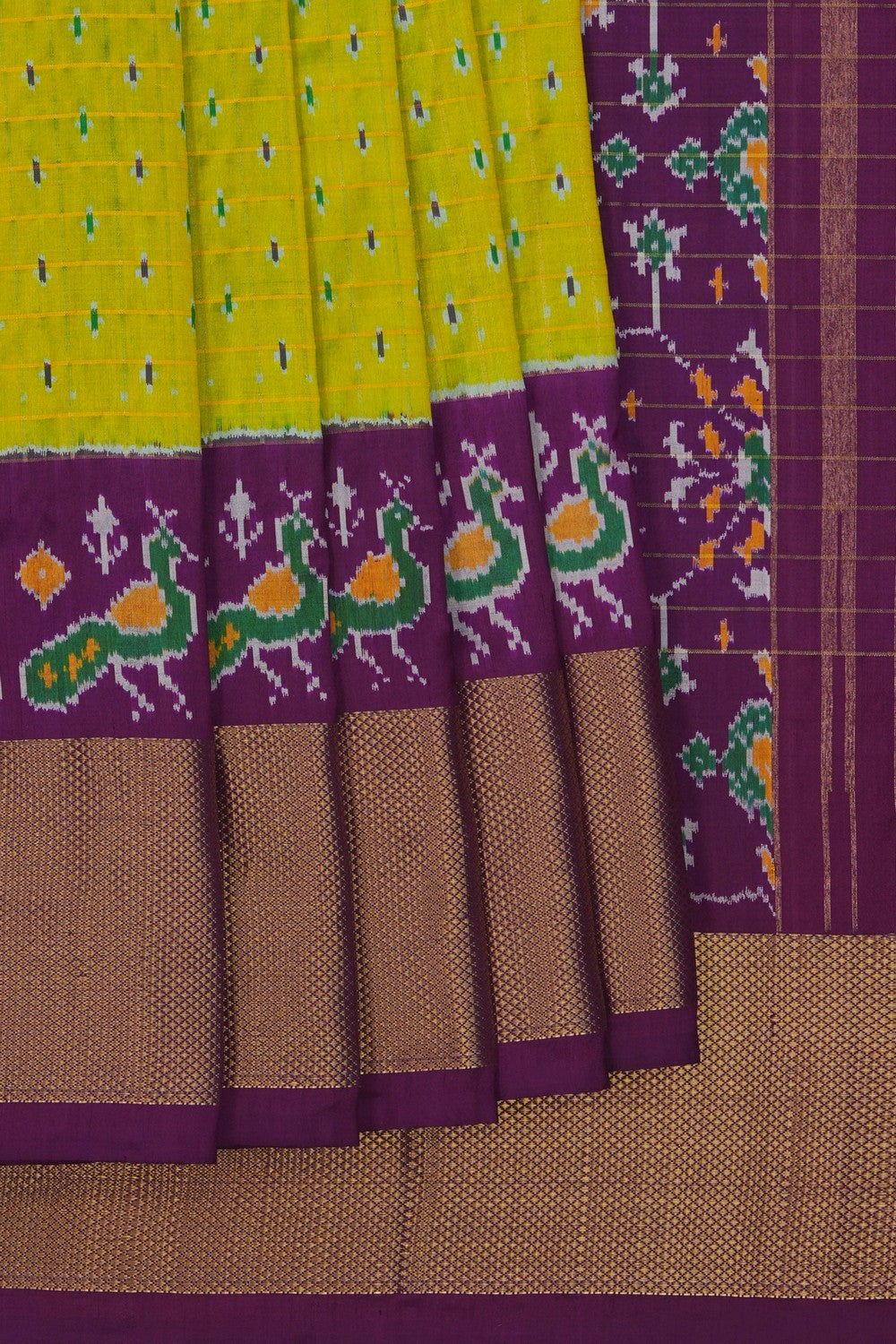 Pochampally Ikat Silk Saree – Kalanjali