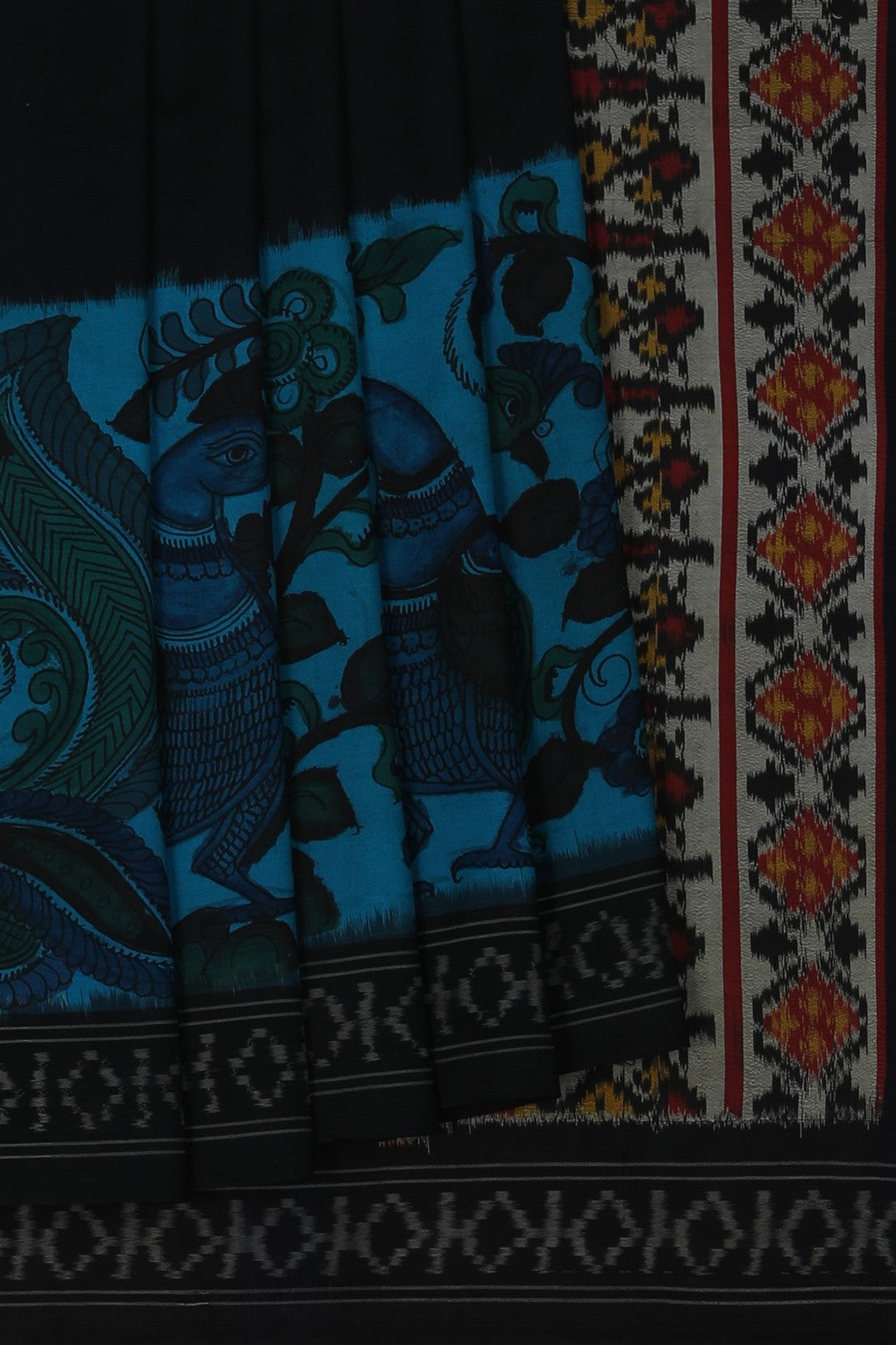 Kalamkari Painting Saree – Kalanjali