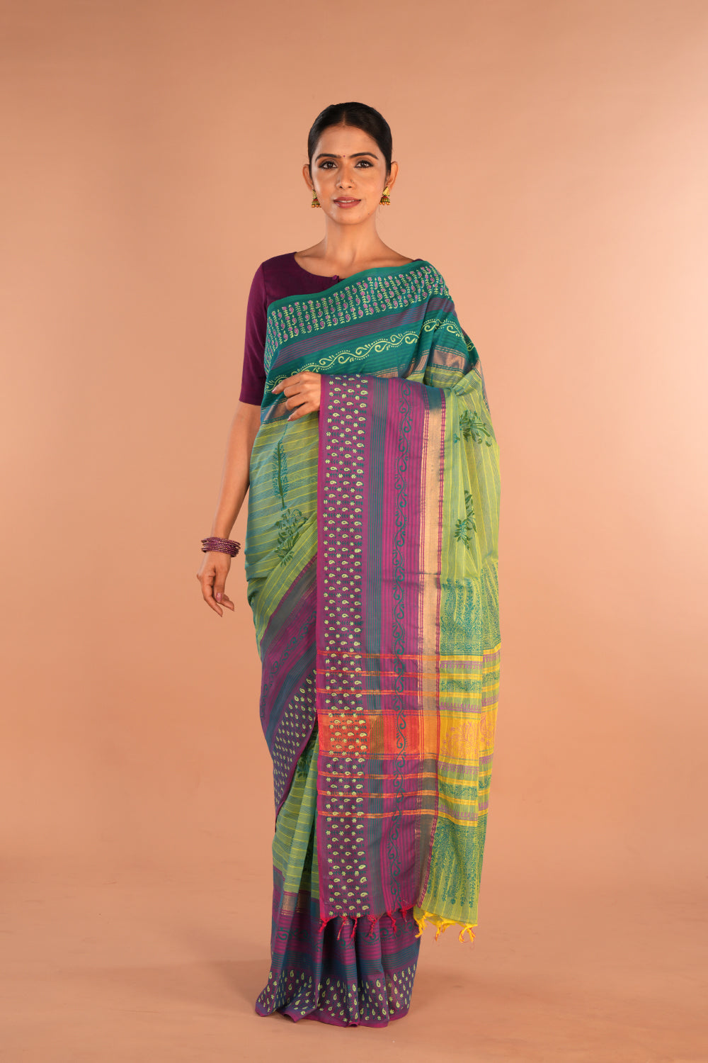 Handcrafted Sarees – Kalanjali