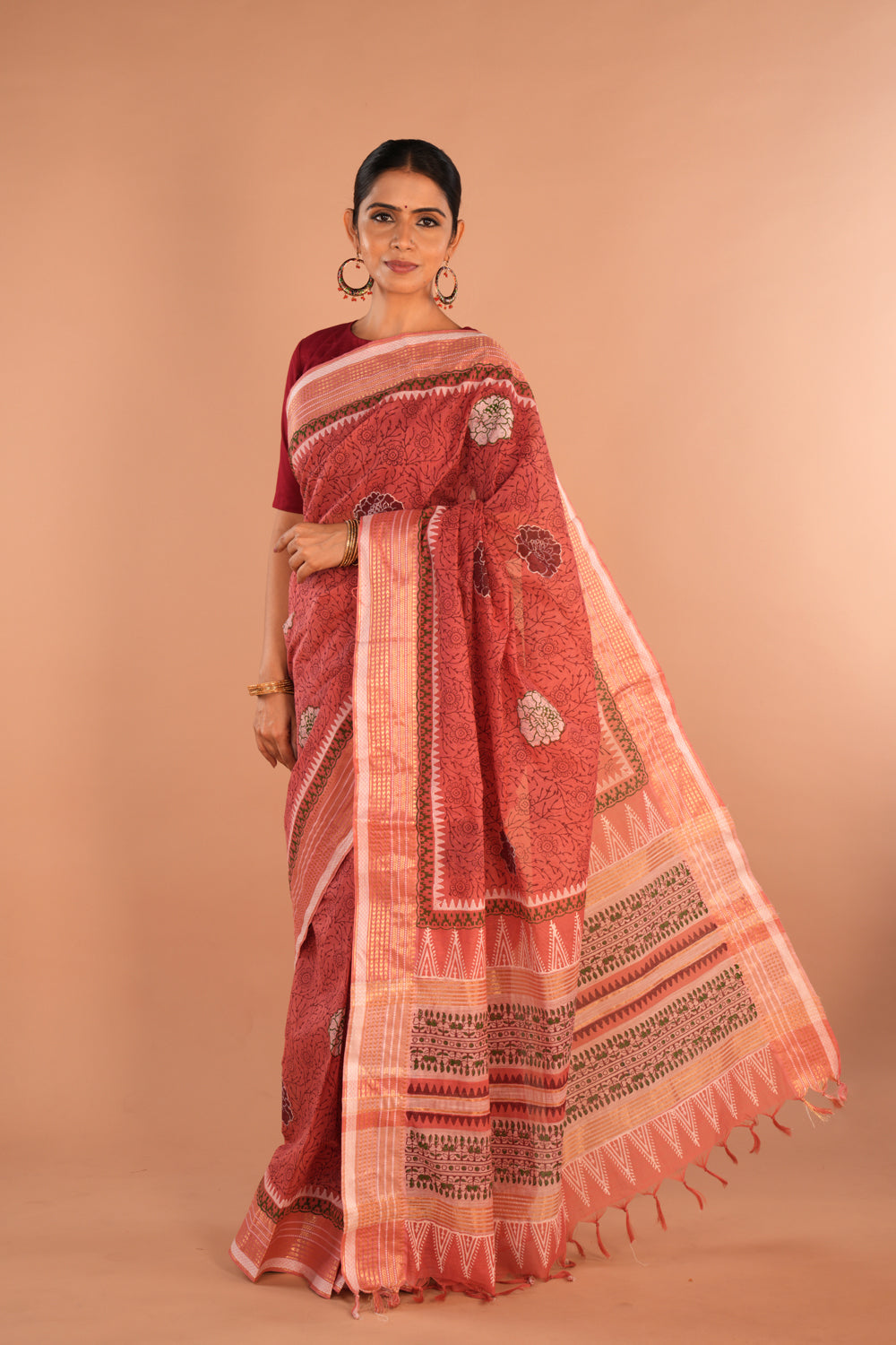 Handcrafted Sarees – Kalanjali